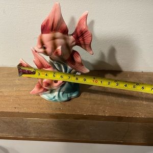 vintage Japan | Art | Vintage Nippon Pink Angel Fish Ceramic Figurine ...